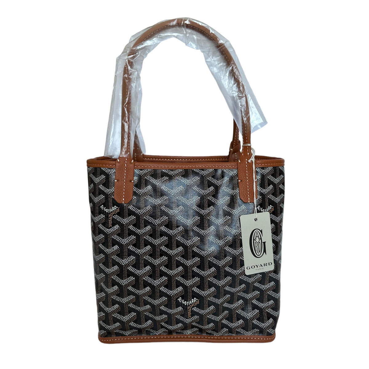 Goyard Mini Anjou Tote - Black/Tan (NWT) – Lux Second Chance