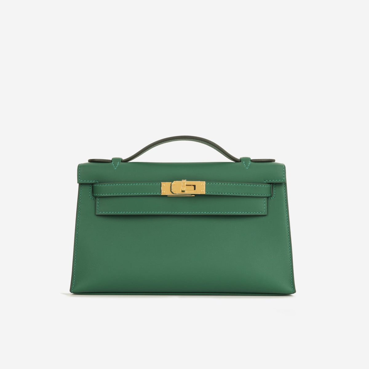 Hermès Kelly Pochette - Vert Moyen Swift GHW - Brand New - 2025 – Lux ...