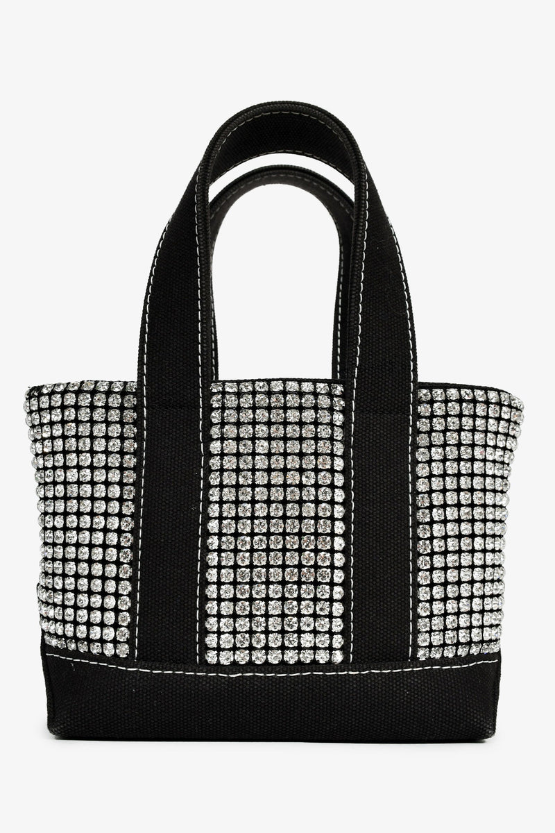Alexander Wang Black Canvas/Crystal Top Handle Bag – Lux Second Chance