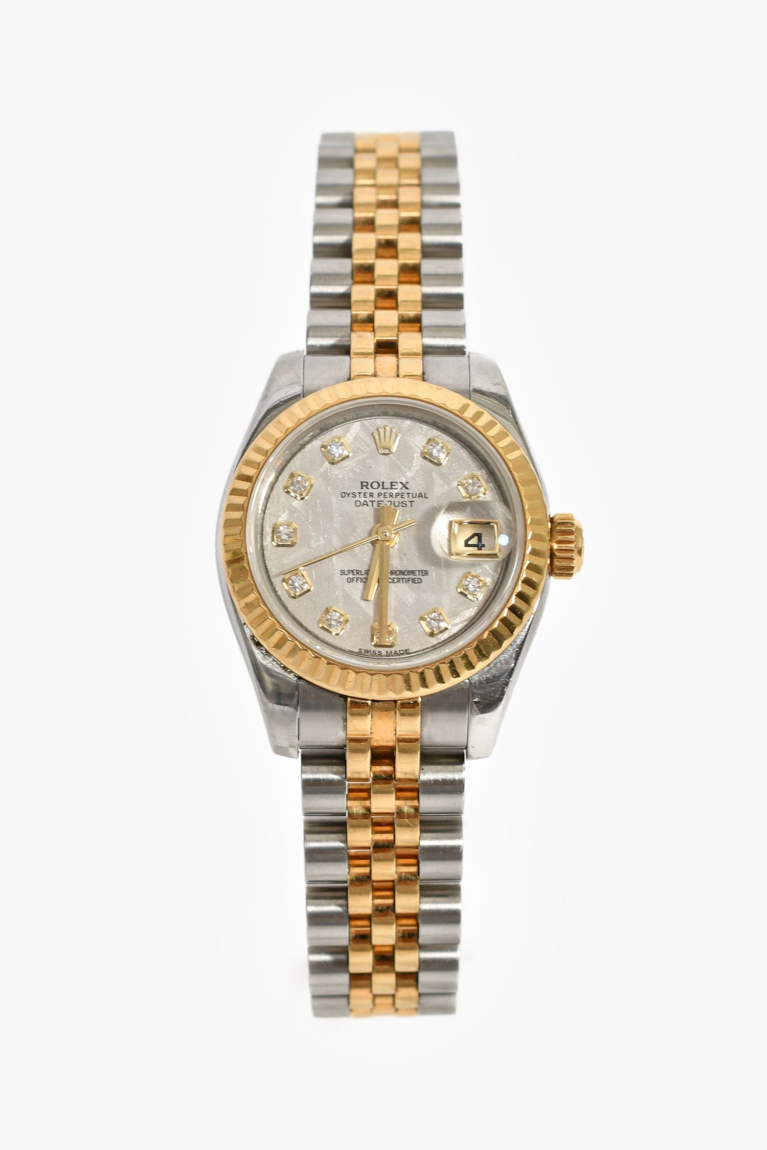 Rolex Stainless Steel/Yellow Gold Oyster Perpetual Lady Datejust 26 wi ...