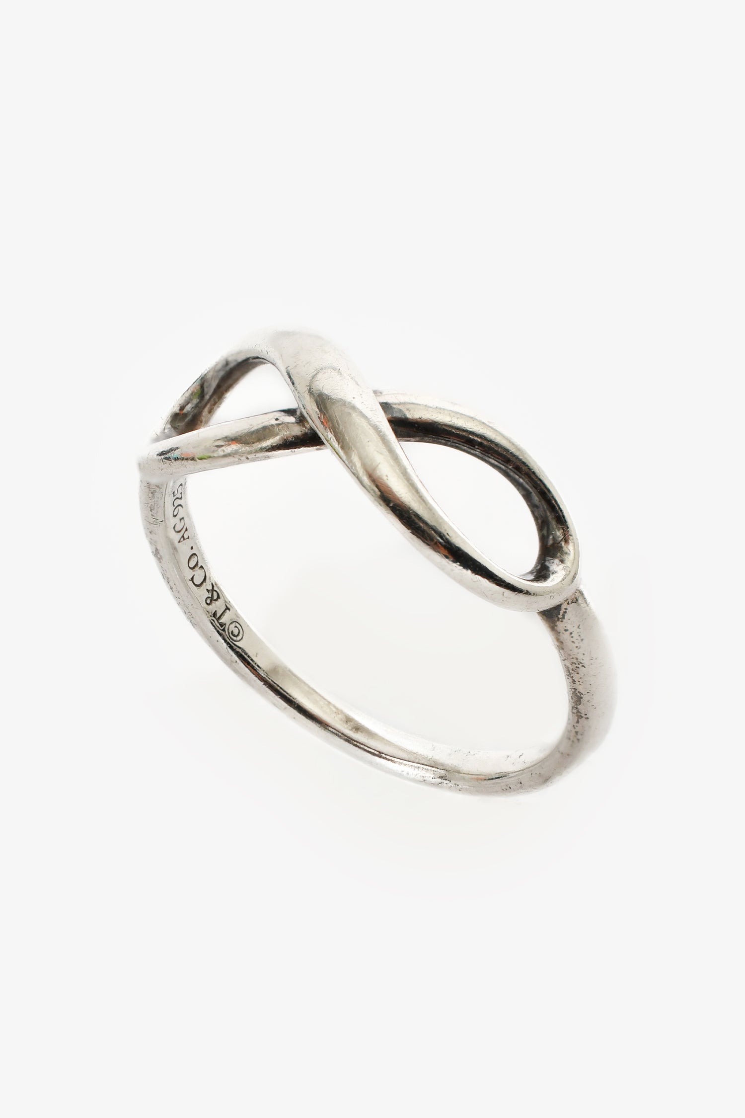 Tiffany & Co. Sterling Silver Infinity Ring Size 7 – Lux Second Chance