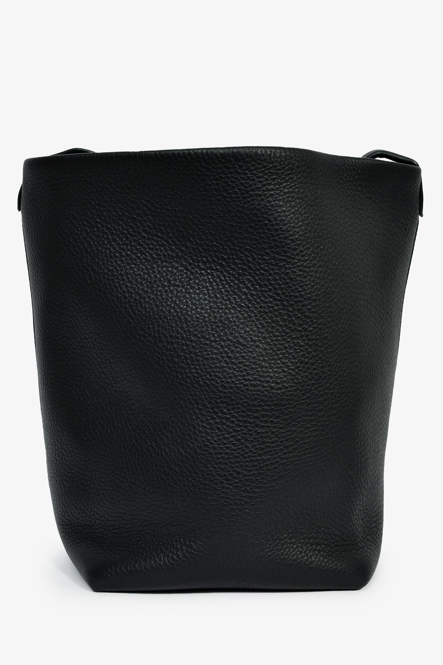 The Row Black Grained Leather 'N/S Park' Medium Tote Bag – Lux Second ...