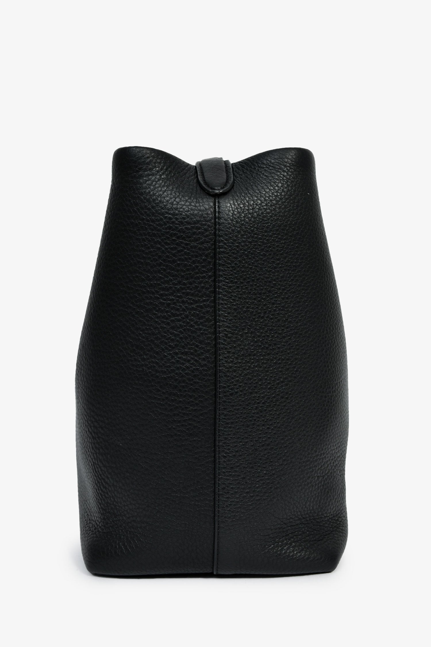 The Row Black Grained Leather 'N/S Park' Medium Tote Bag – Lux Second ...