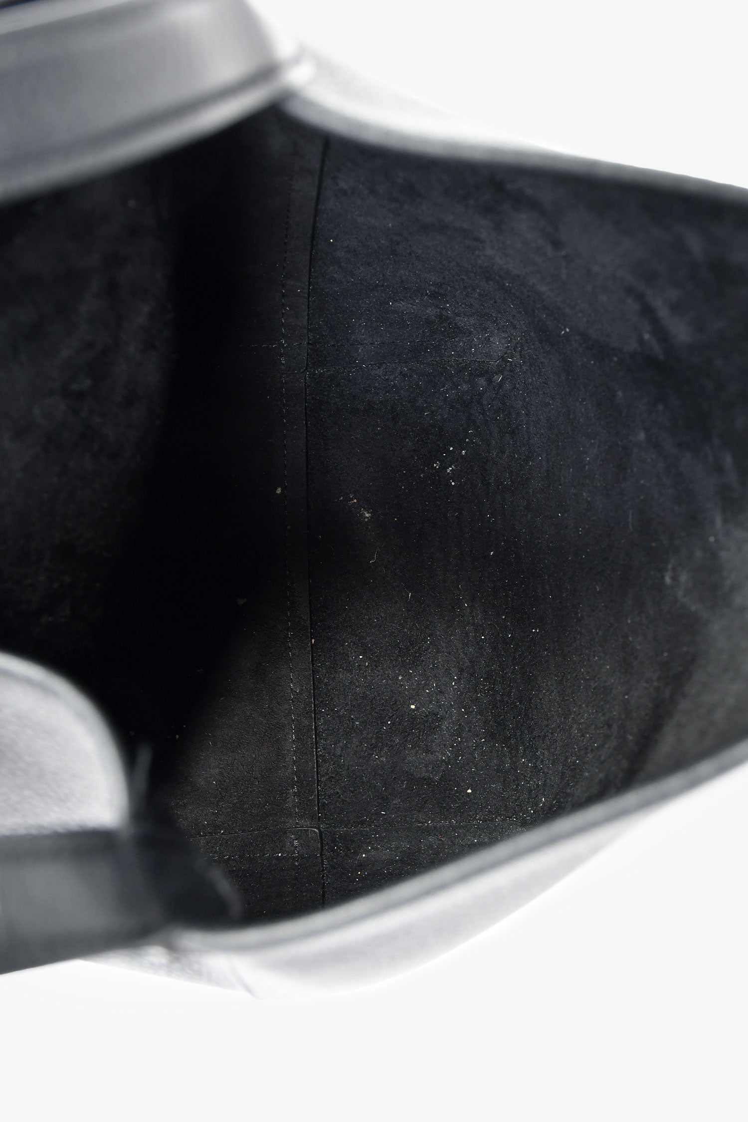 The Row Black Grained Leather 'N/S Park' Medium Tote Bag – Lux Second ...