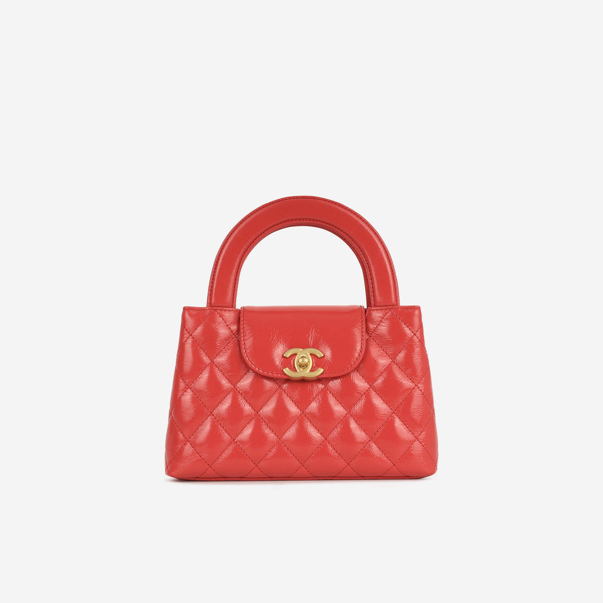 Chanel Small Kelly Re-Edition - Red Crumpled Calfskin | Gold Hardware ...