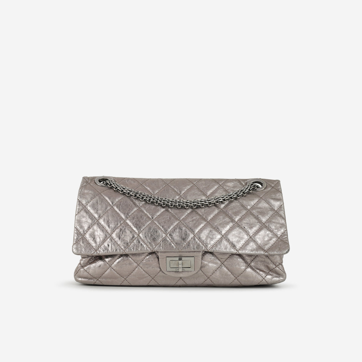 Chanel 2.55 Reissue 227 Flap - Metallic Bronze Calfskin | Silver Hardw ...