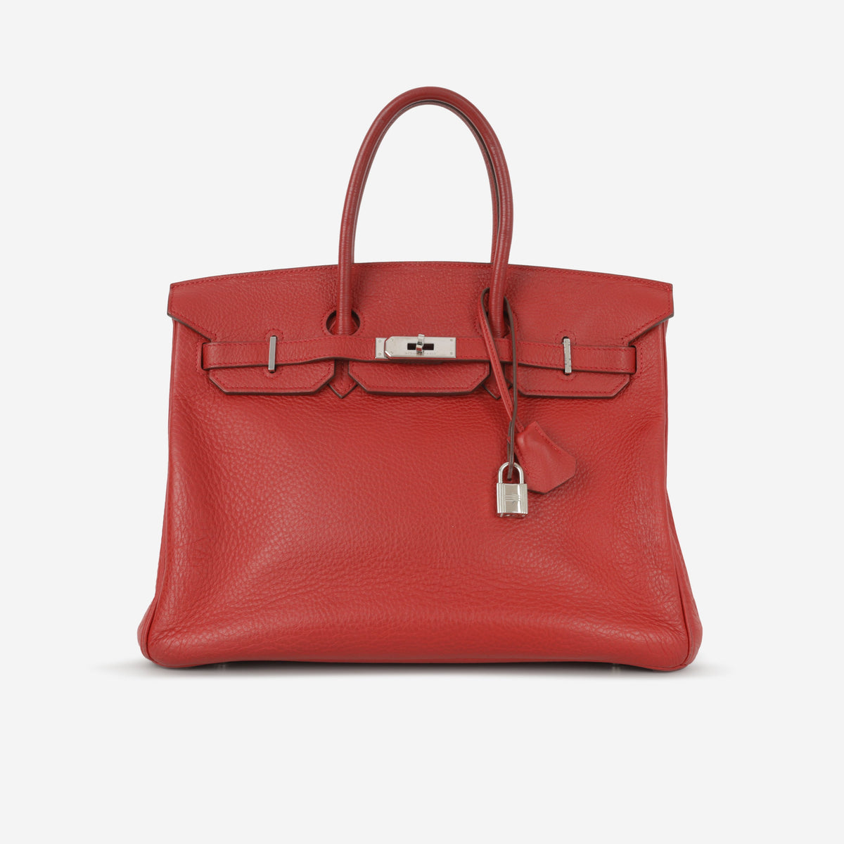 Hermès Hermès Vintage Birkin 35 - Rouge Garance Clemence | Palladium H ...