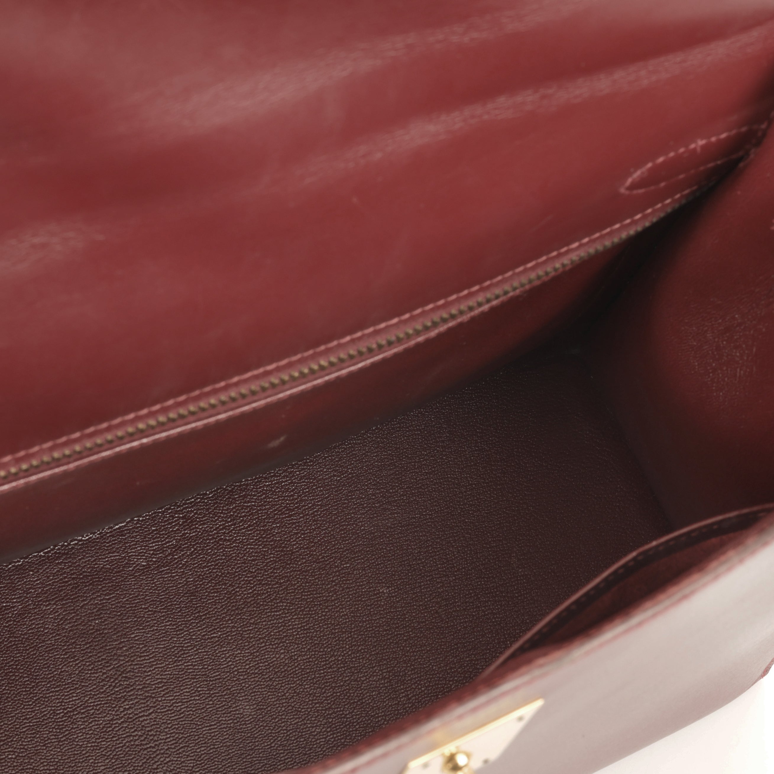 Hermès Hermès Vintage Kelly 32 - Rouge H Box Calf | Gold Hardware – Lux ...